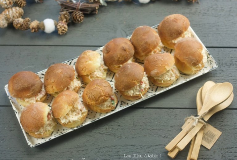 Mini crab rolls – Les filles, à table